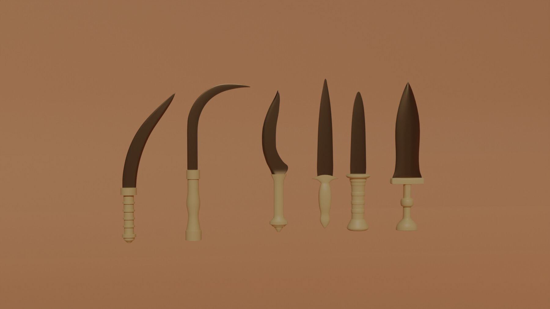 ArtStation - 3D Bronze Age Weapon Pack | Game Assets