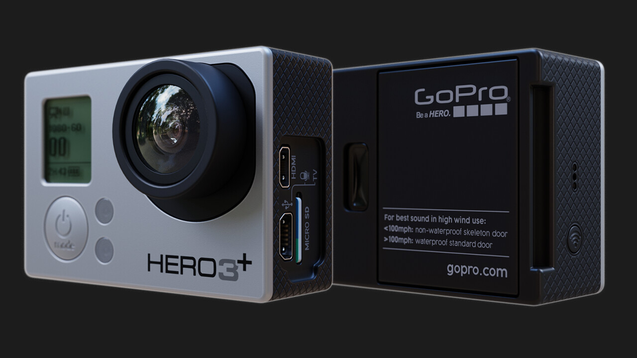 ArtStation - GoPro Hero 3+ (with Accessories) | Resources