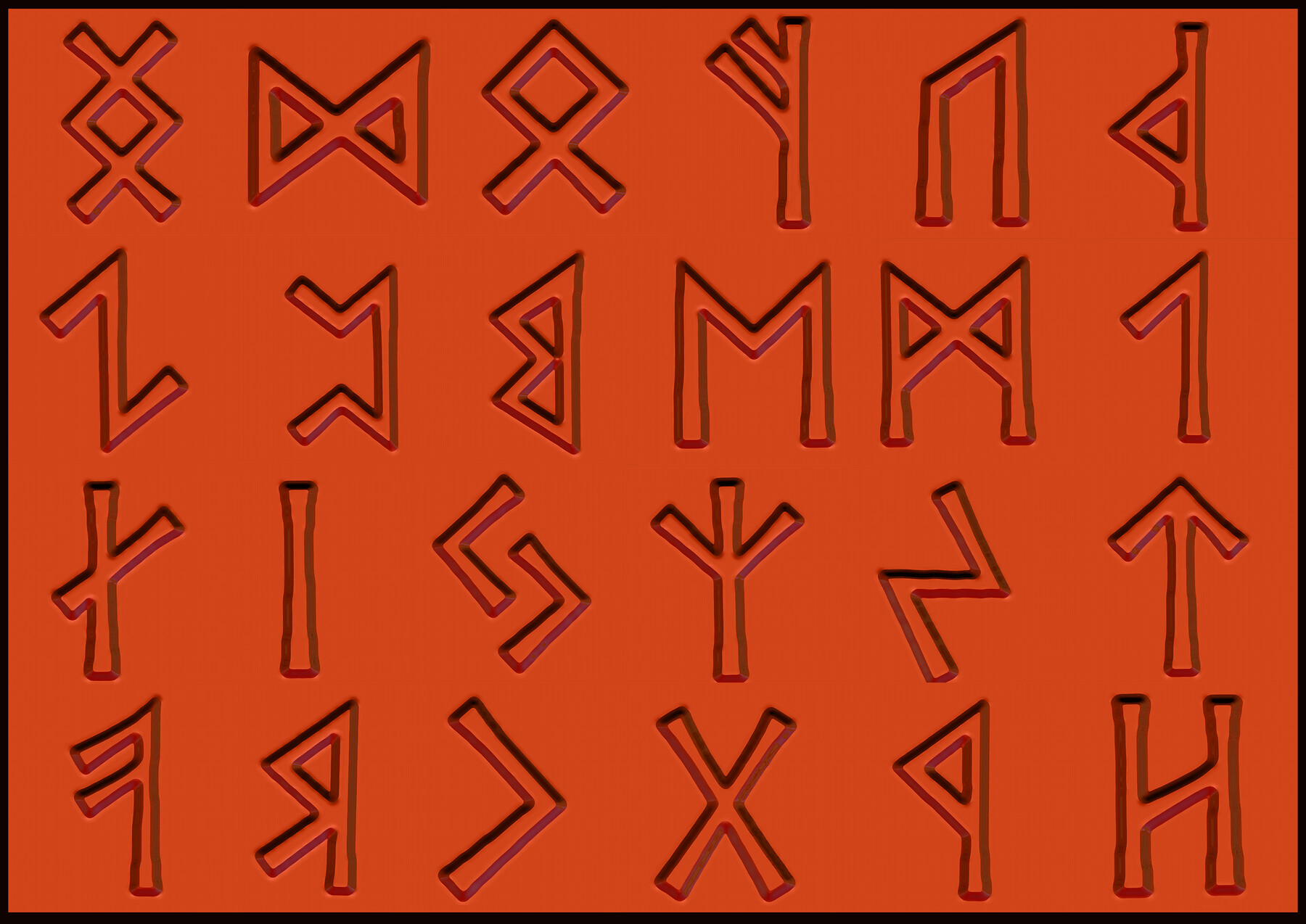 ArtStation 72 Nordic Runes By PBRANE Brushes artstation-72-nordic-runes-by-pbrane-brushes