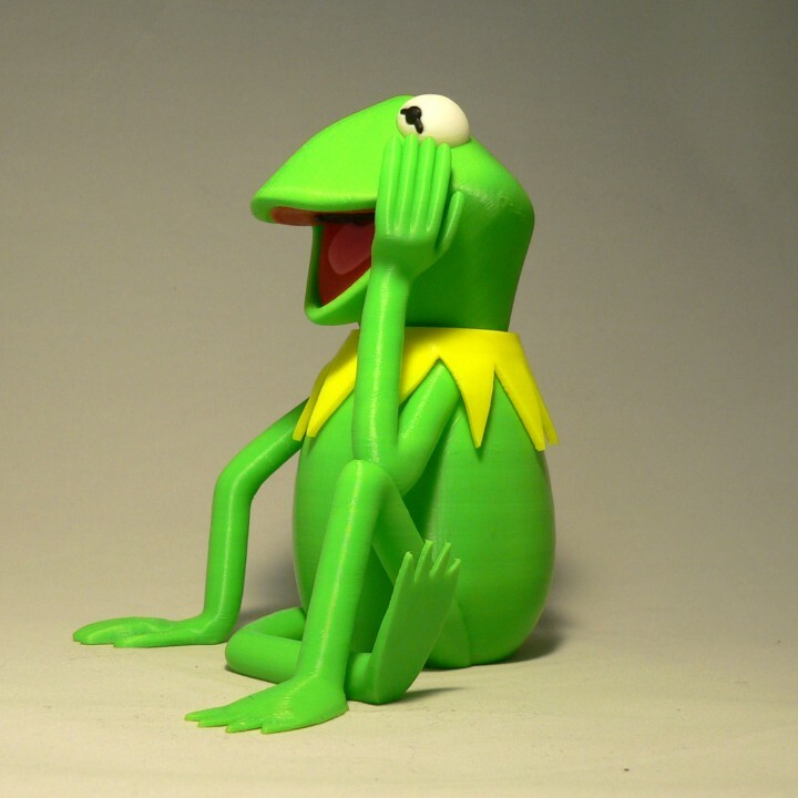 ArtStation - Kermit the Frog 3D print model | Resources