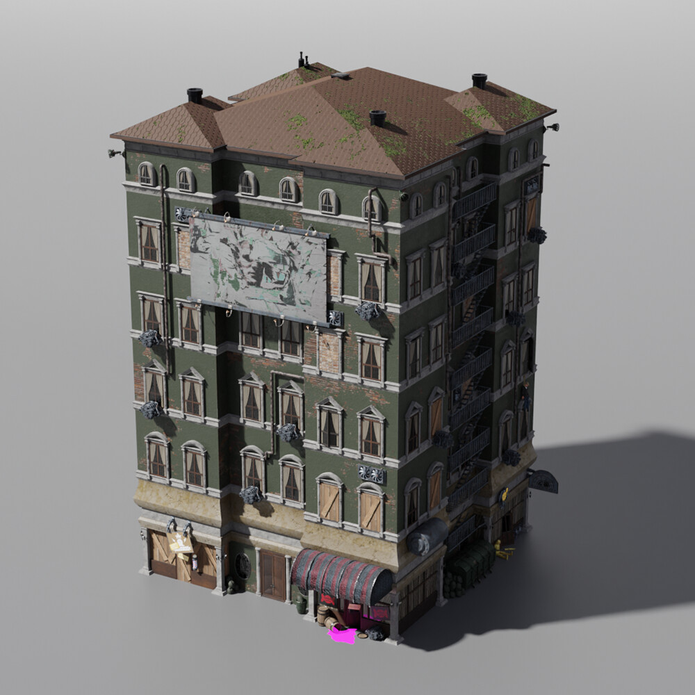 ArtStation - Building Type 1 | Resources