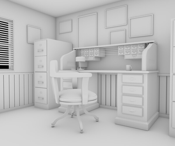 ArtStation - study room | Resources