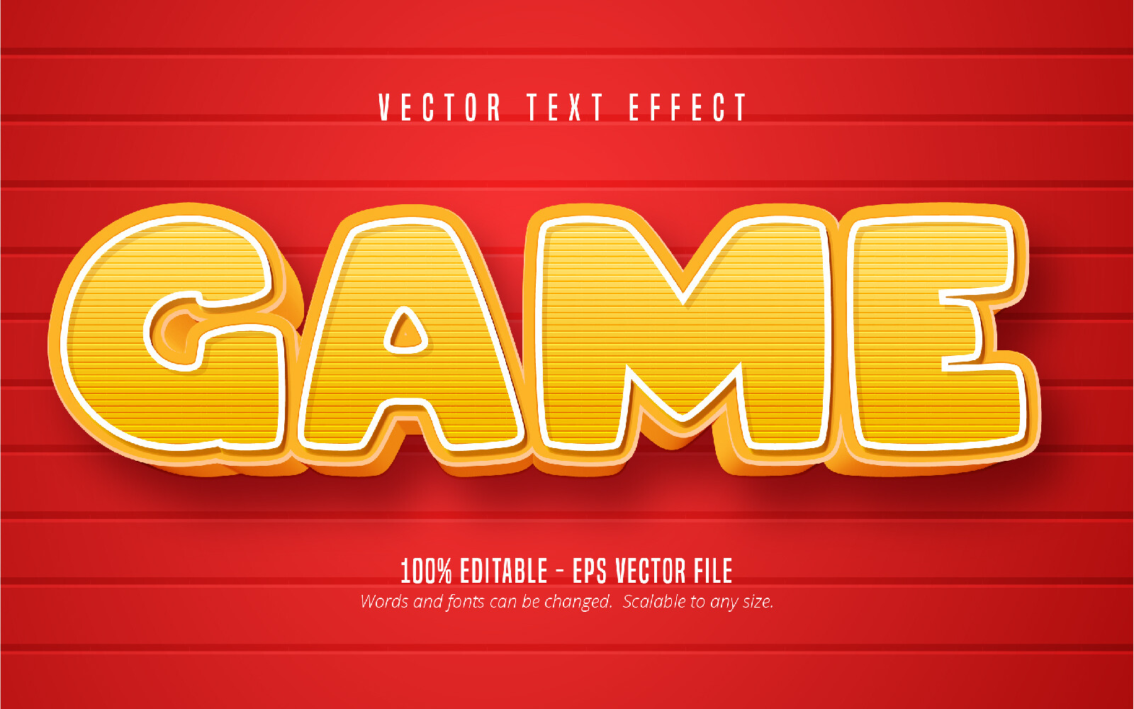 ArtStation - Game text, cartoon style editable text effect | Artworks