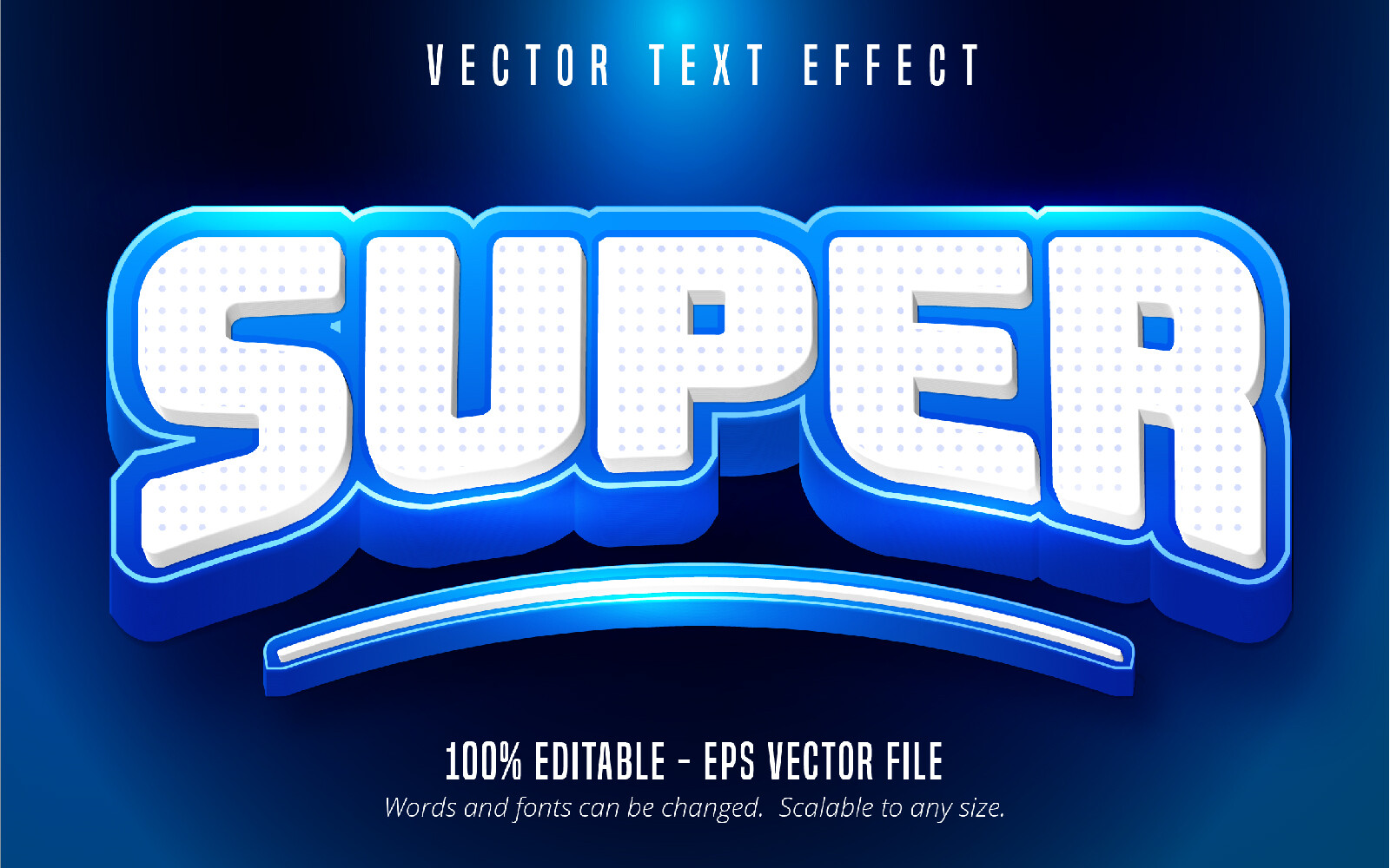 ArtStation - Super text, sport style editable text effect | Artworks
