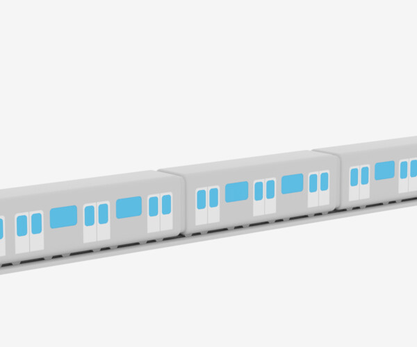 ArtStation - Cartoon Metro Subway Train | Resources
