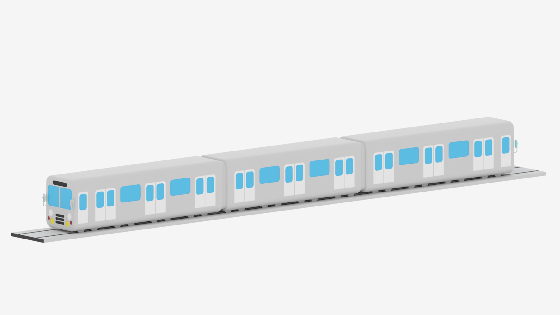 ArtStation - Cartoon Metro Subway Train | Resources
