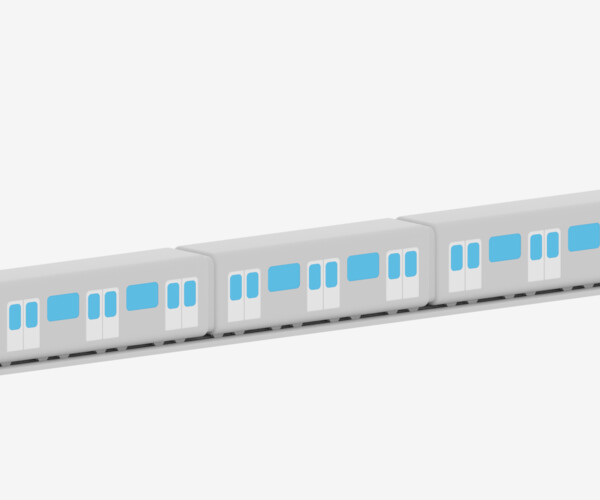 ArtStation - Cartoon Metro Subway Train | Resources