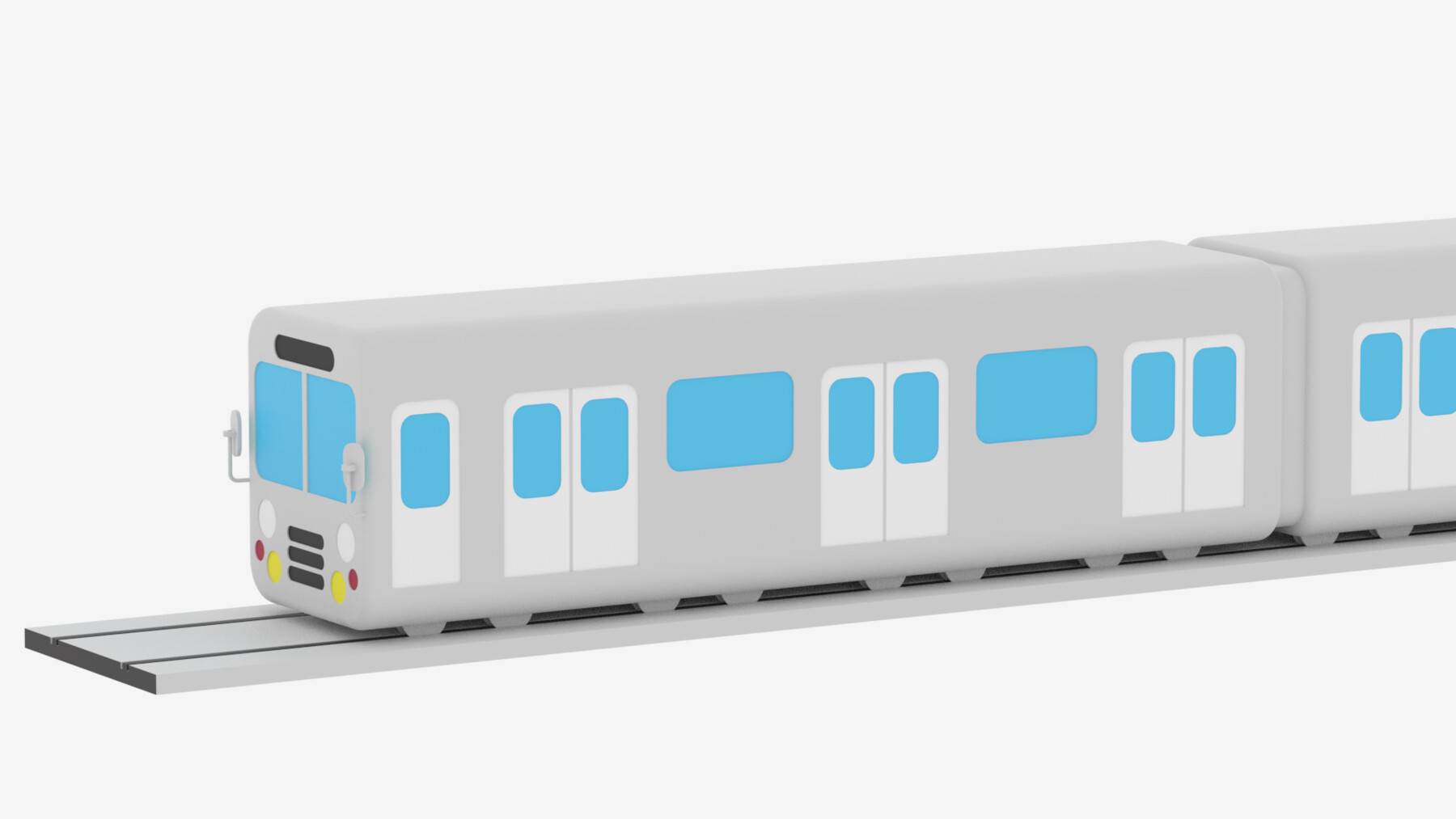ArtStation - Cartoon Metro Subway Train | Resources