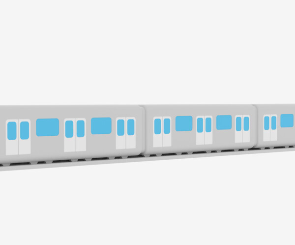 ArtStation - Cartoon Metro Subway Train | Resources