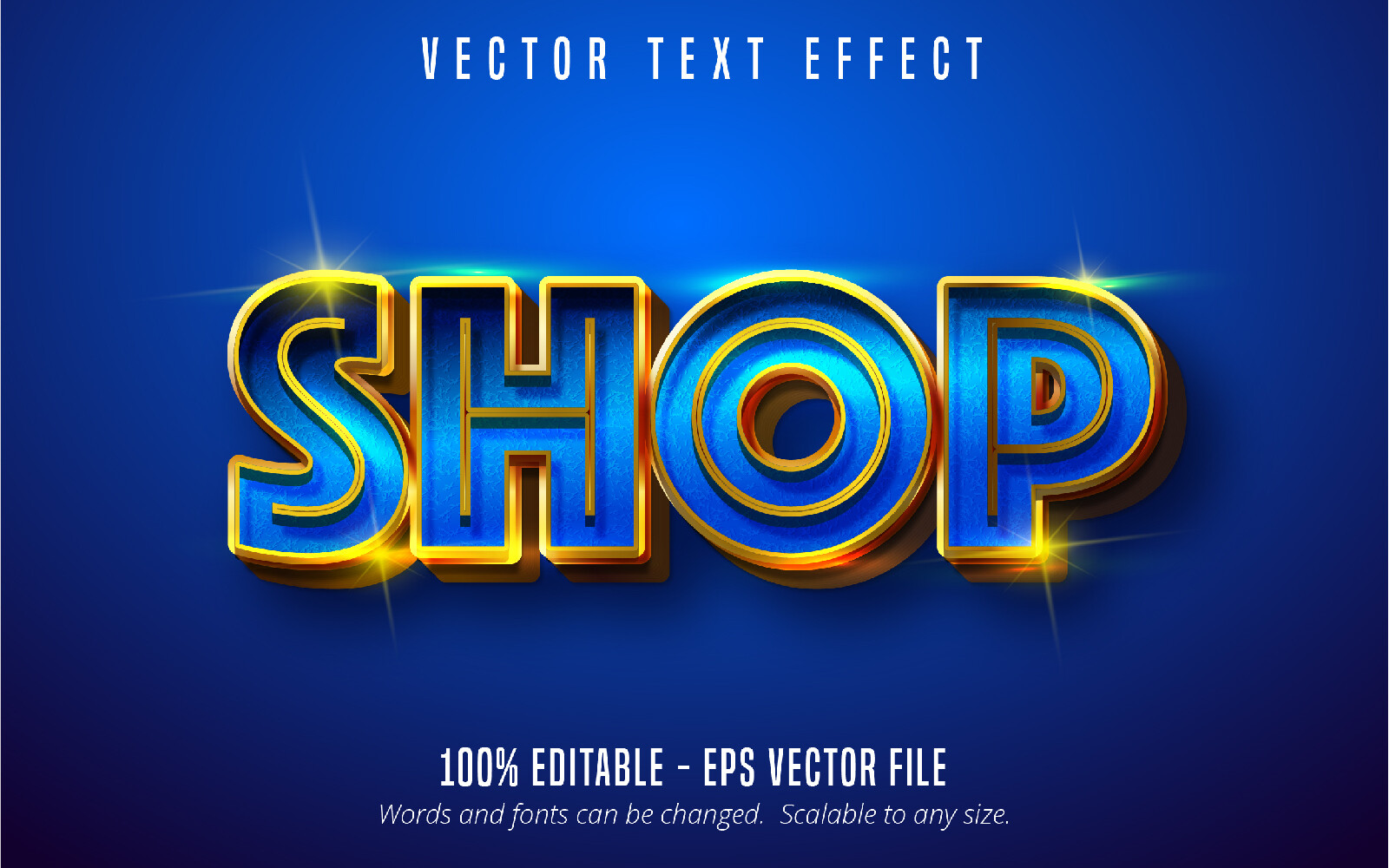 ArtStation - Shop text, shiny gold style editable text effect | Artworks