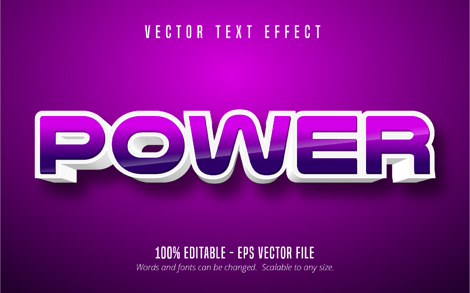ArtStation - Power text, game style editable text effect | Artworks
