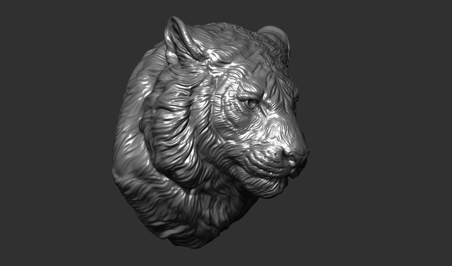 ArtStation - Tiger head pendant | Resources