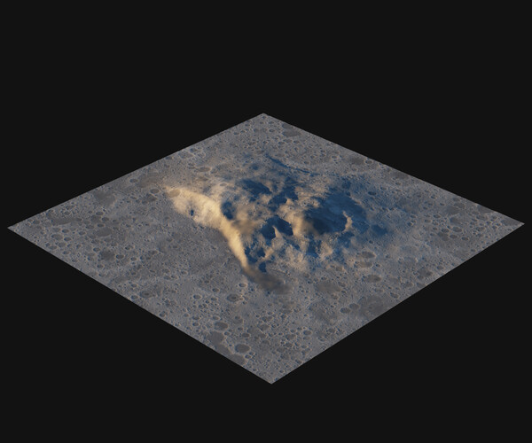 ArtStation - Lunar Terrains 3D Collection | Game Assets