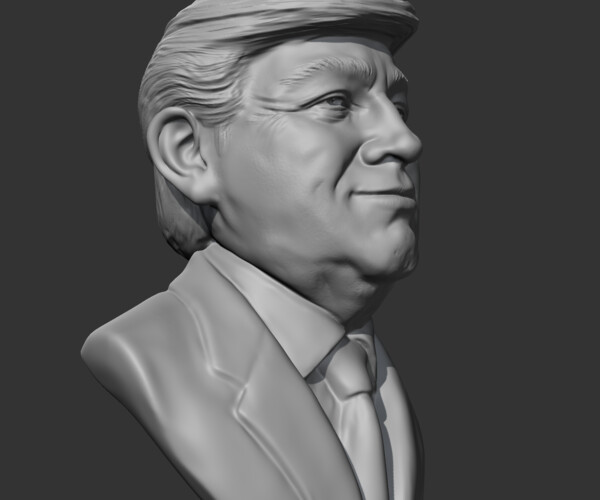 ArtStation - Donald Trump 3D print model | Resources