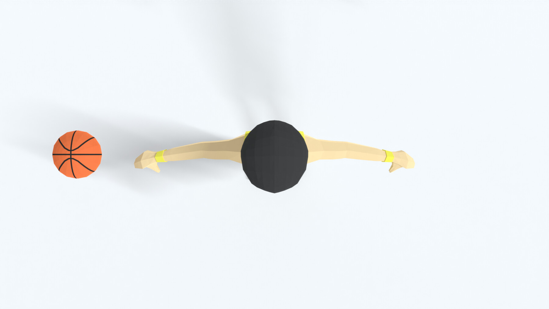 ArtStation - Low Poly Cartoon Basketball Player | Game Assets