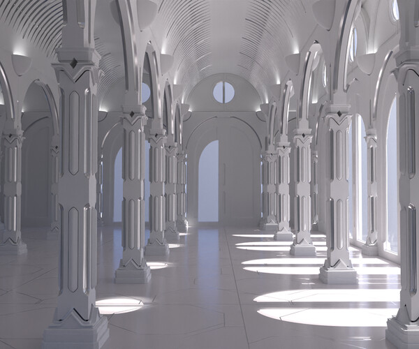 ArtStation - Fantasy Column HDA | Resources