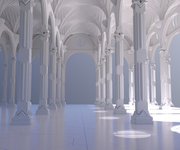 ArtStation - Fantasy Column HDA | Resources