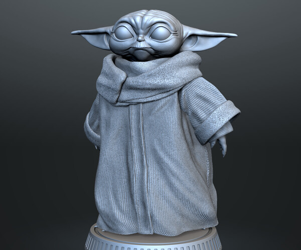 ArtStation - Grogu - Baby Yoda Star Wars 3D Print | STL Files | Resources