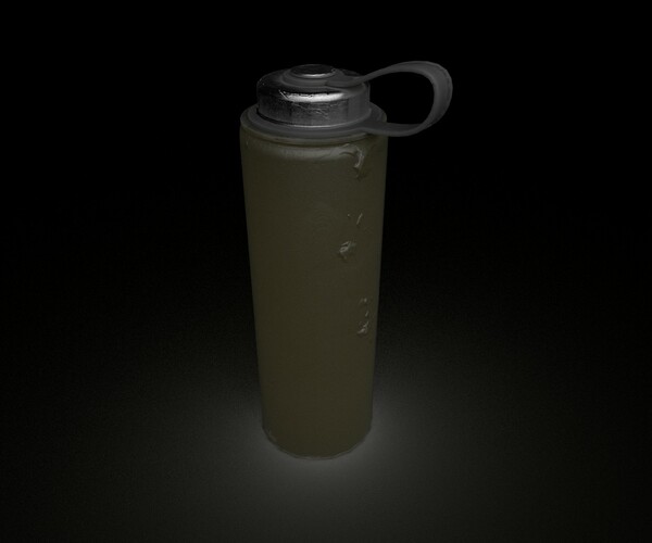 ArtStation - Damaged Water Bottle | Game Assets