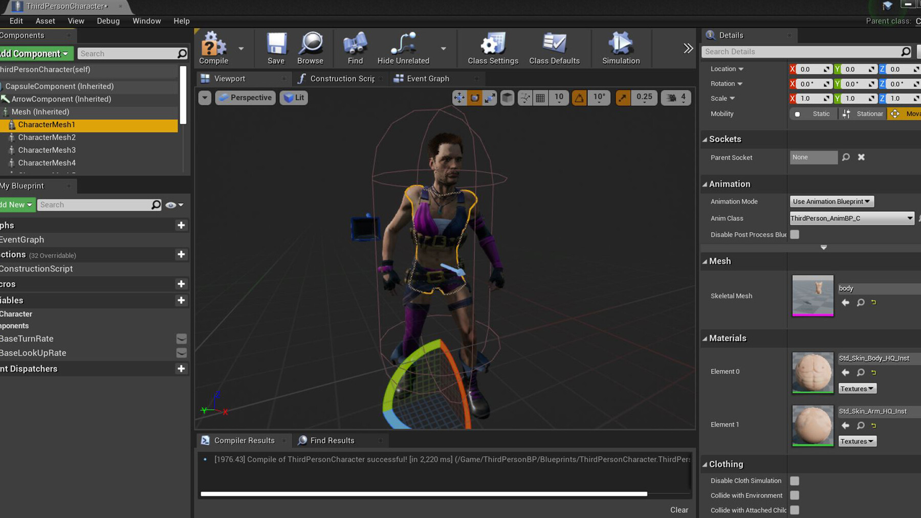 ArtStation - 3D realistic modular characters male b1 | Game Assets