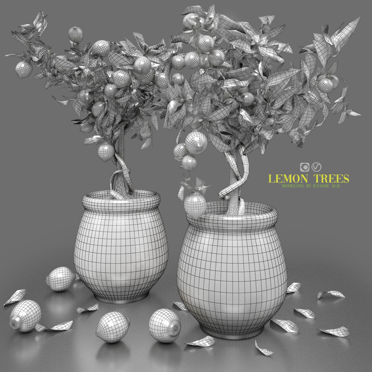 ArtStation - lemon trees | Game Assets