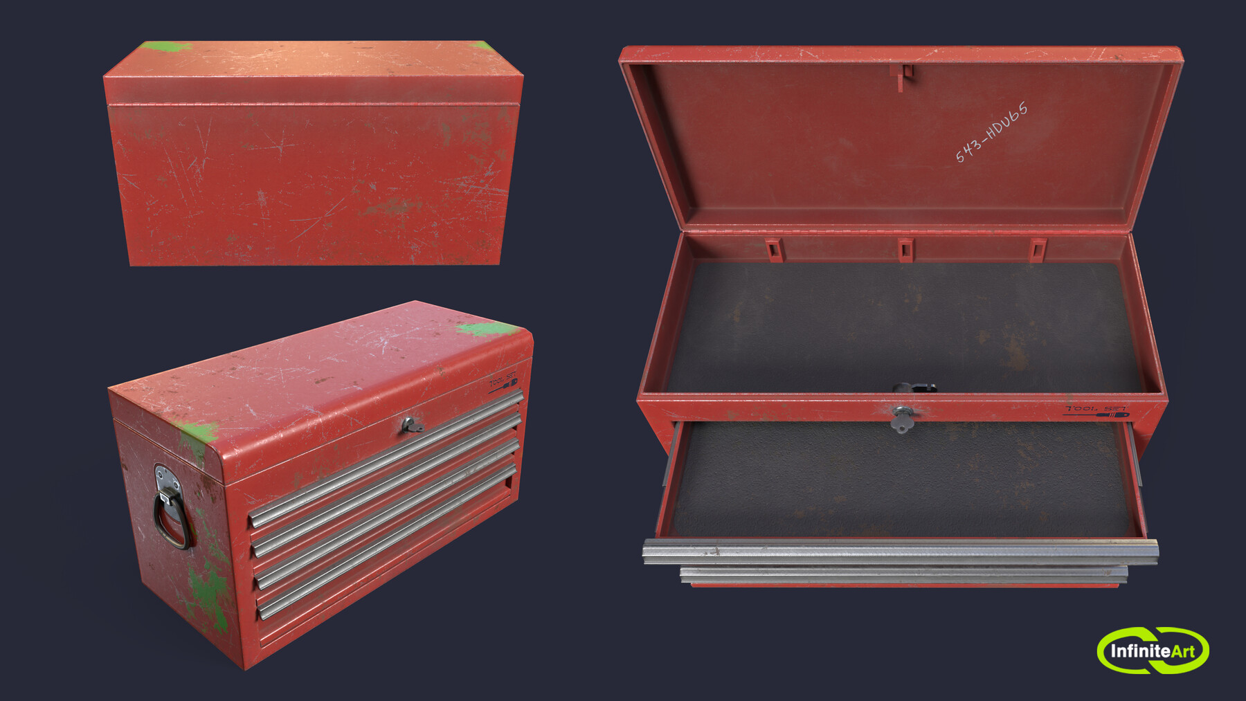 Artstation Tool Box Game Assets
