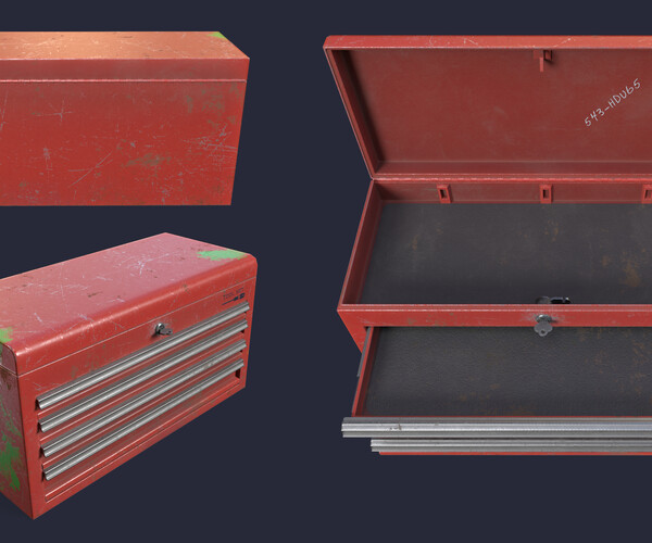 Artstation Tool Box Game Assets