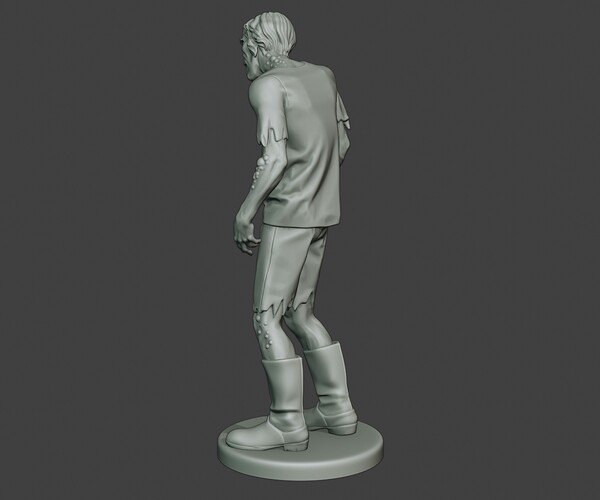 ArtStation - Casual Zombie Male CZ1 0002 | Resources