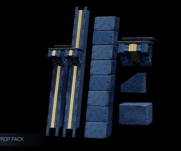 ArtStation - Aztec Temple Environment Prop Pack | Game Assets