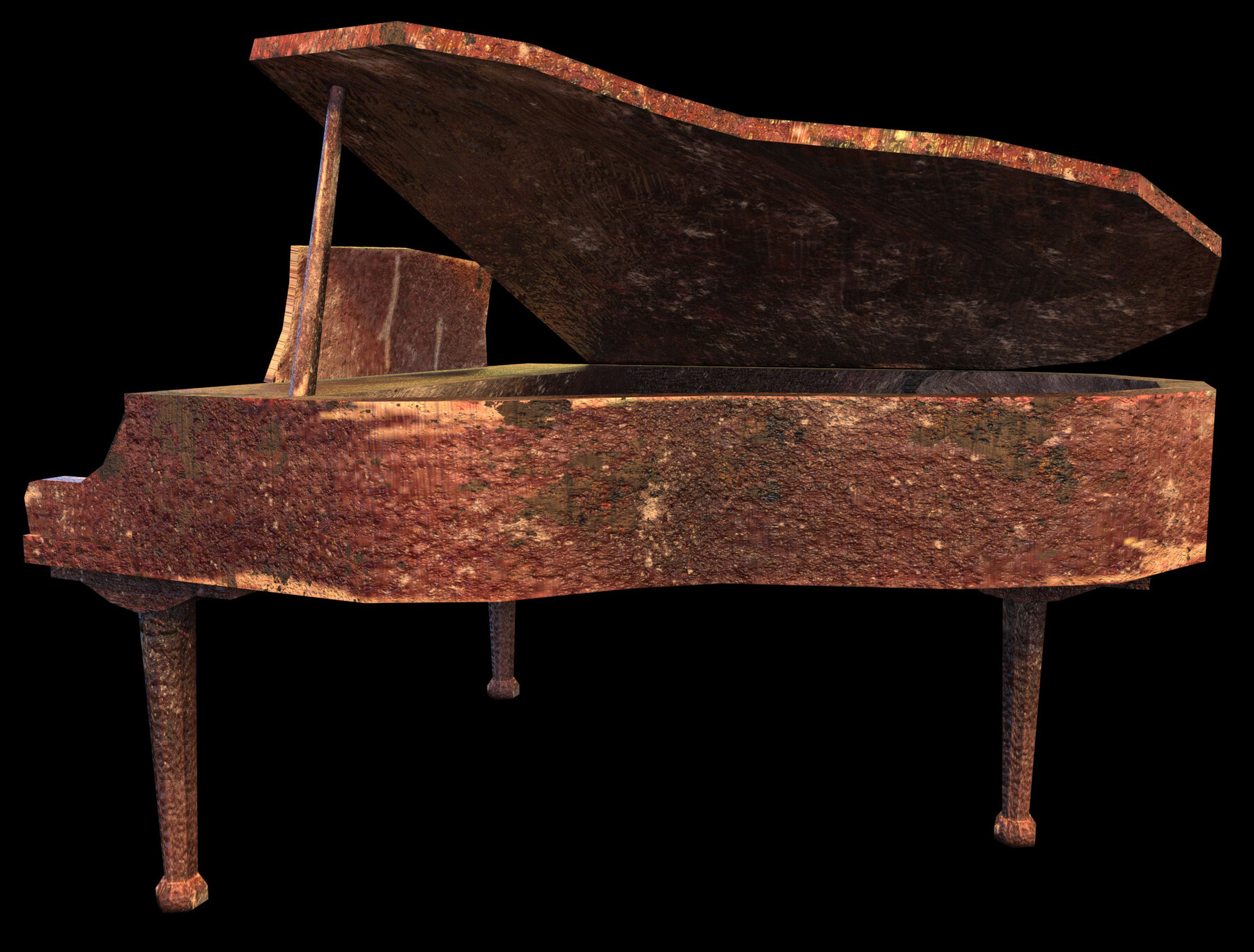 ArtStation - Piano - PBR - Dirty Textured | Game Assets