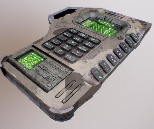 ArtStation - PBR Futuristic Electronic Multi-Tool | Game Assets