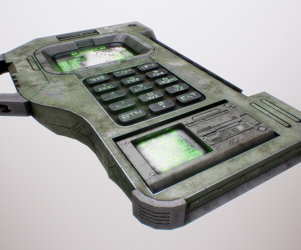 ArtStation - PBR Futuristic Electronic Multi-Tool | Game Assets