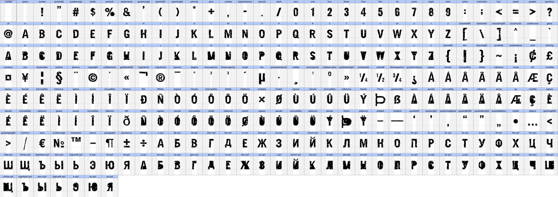 ArtStation - Far Cry 3 Style Font - (Trade_Gothic_Neurotic_Default_1 ...