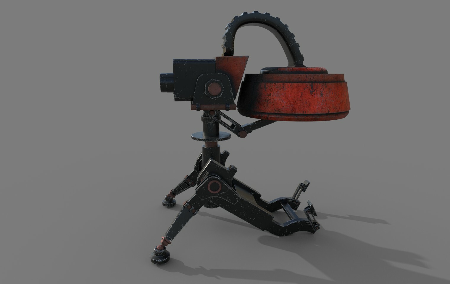 ArtStation - TF2 Engineer Turret | Game Assets