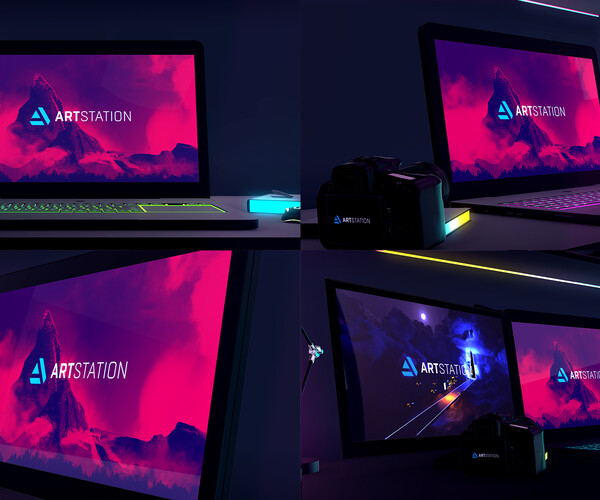 ArtStation - Laptop Project Valeria | Resources