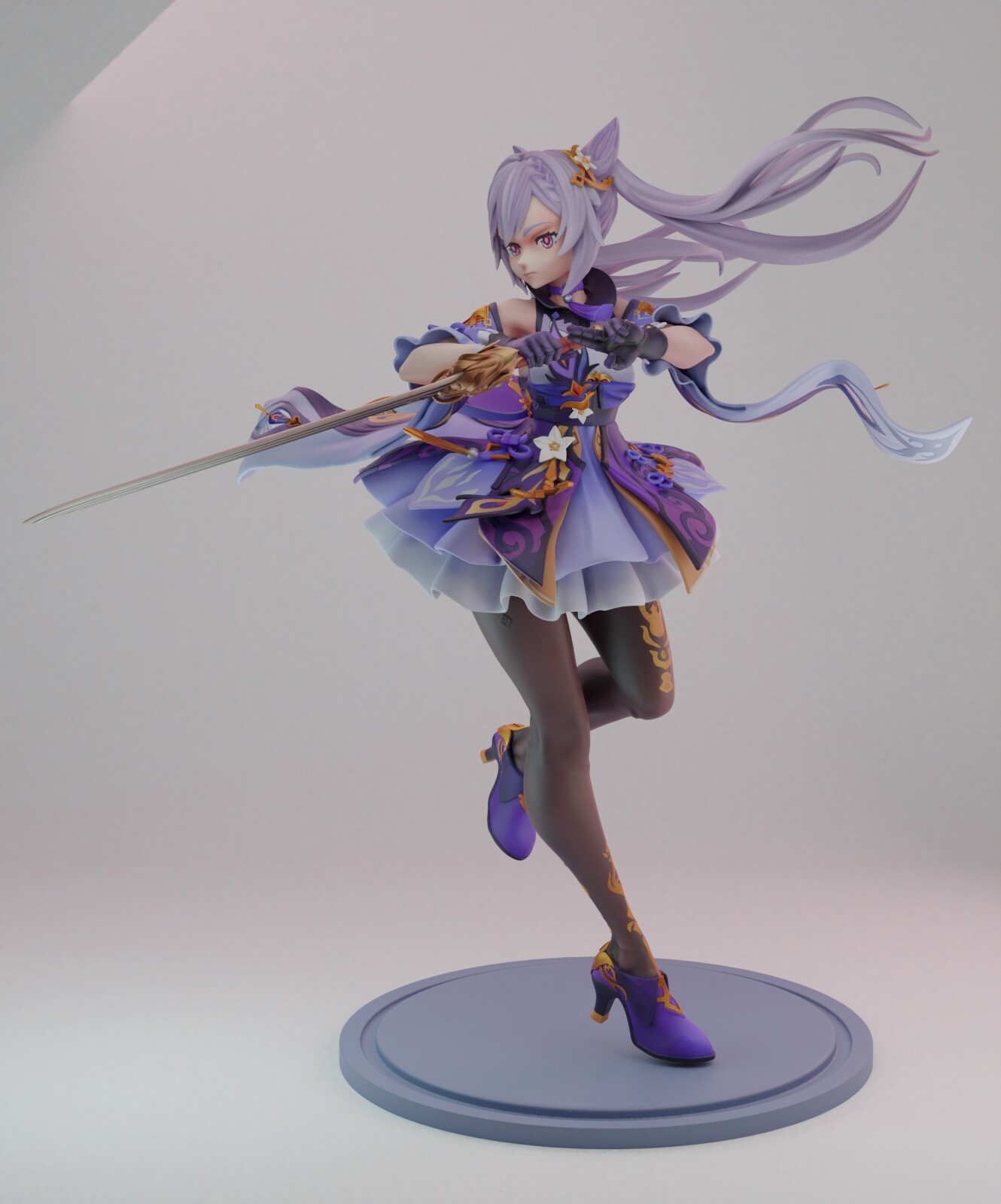 ArtStation - Genshin impact keqing | Resources