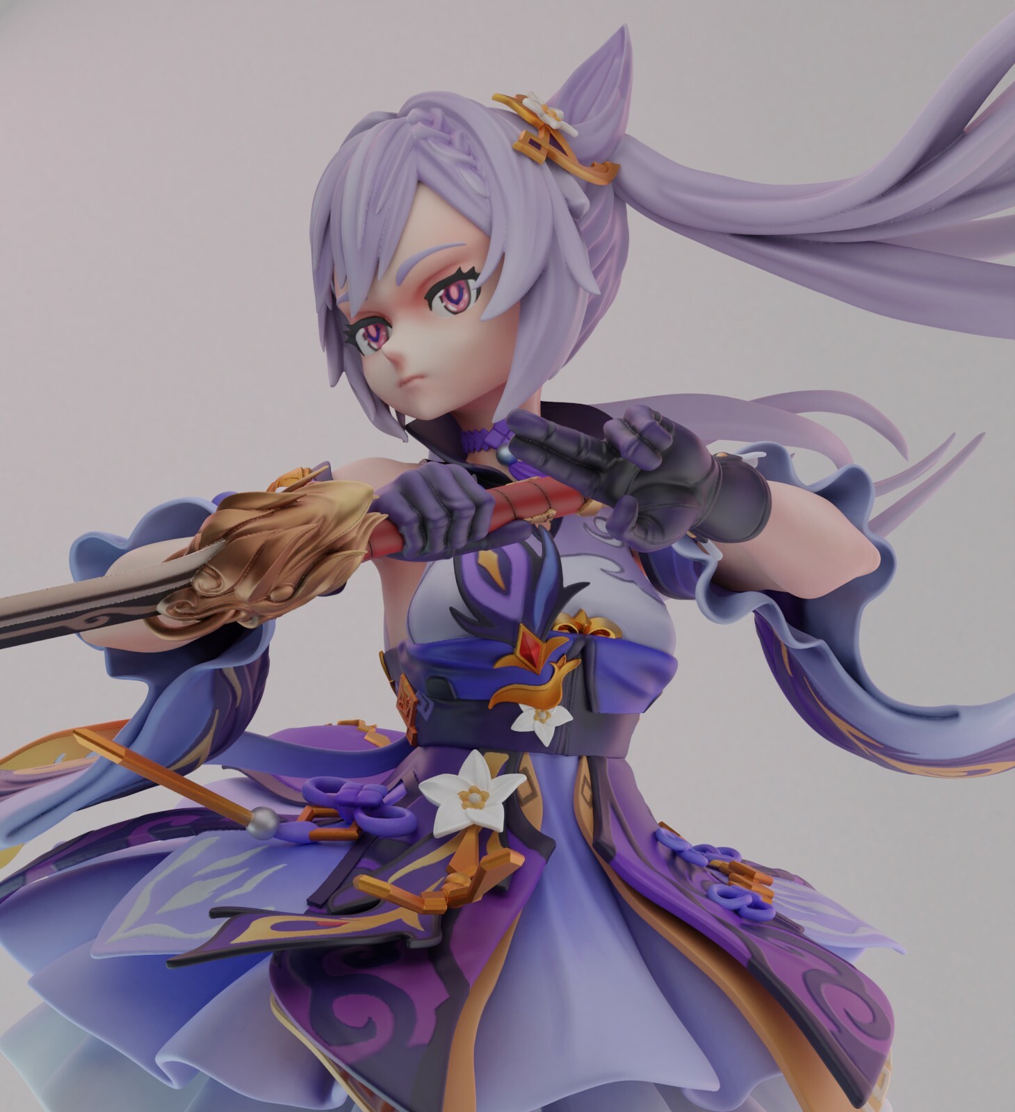 ArtStation - Genshin impact keqing | Resources
