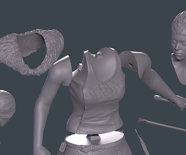 ArtStation - HELLBLADE SENUA'S SACRIFICE- 3D PRINT MODEL | Resources