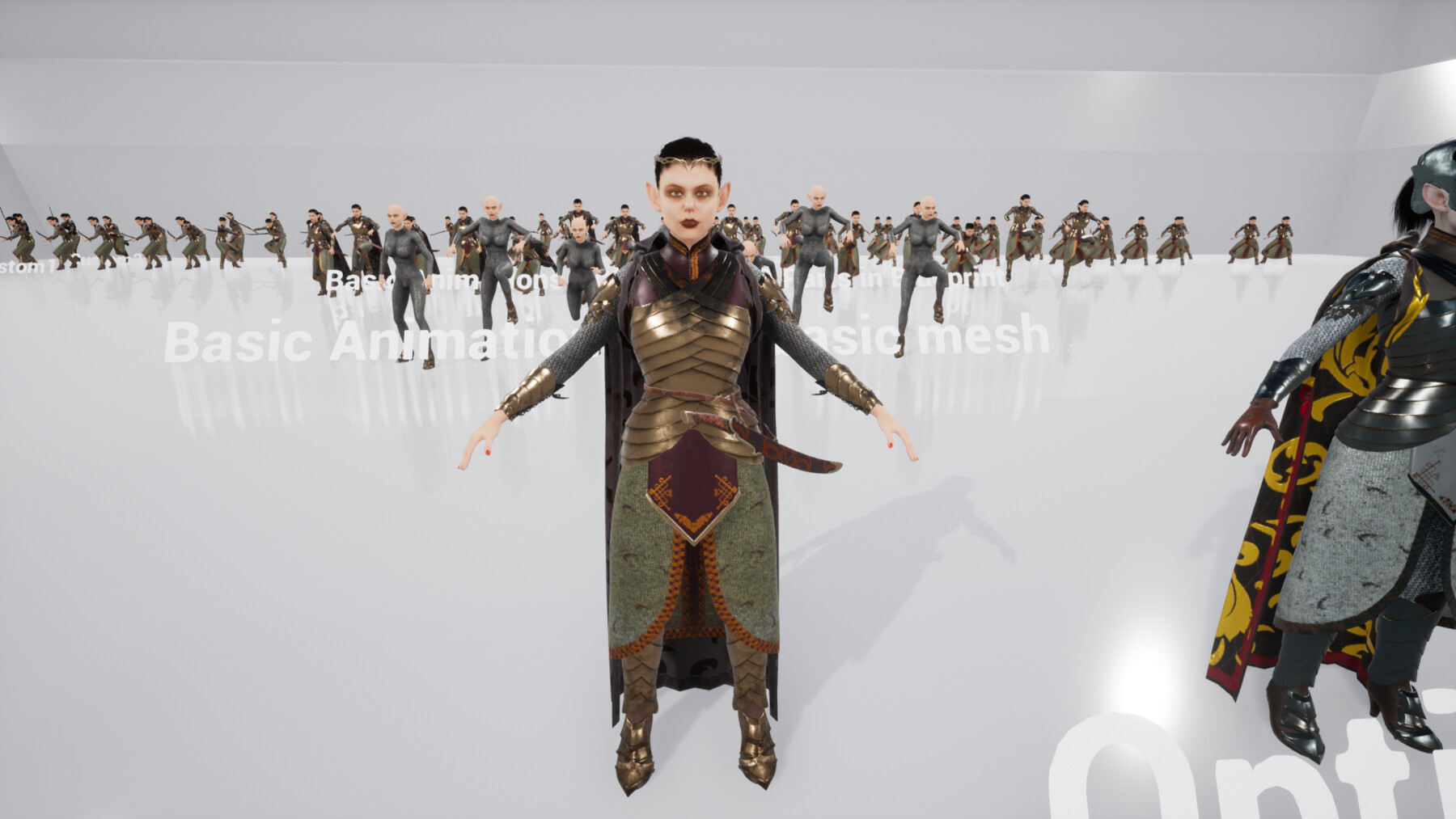 ArtStation - Elven female knight | Game Assets