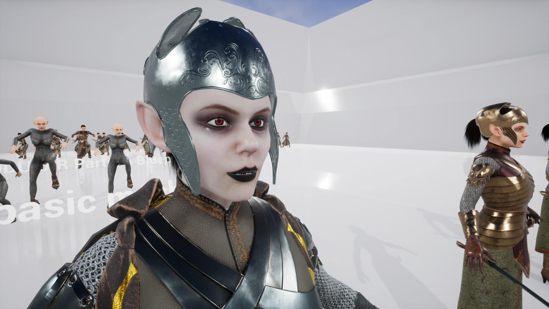 ArtStation - Elven female knight | Game Assets