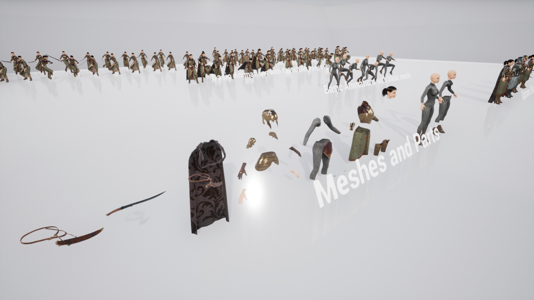 ArtStation - Elven female knight | Game Assets