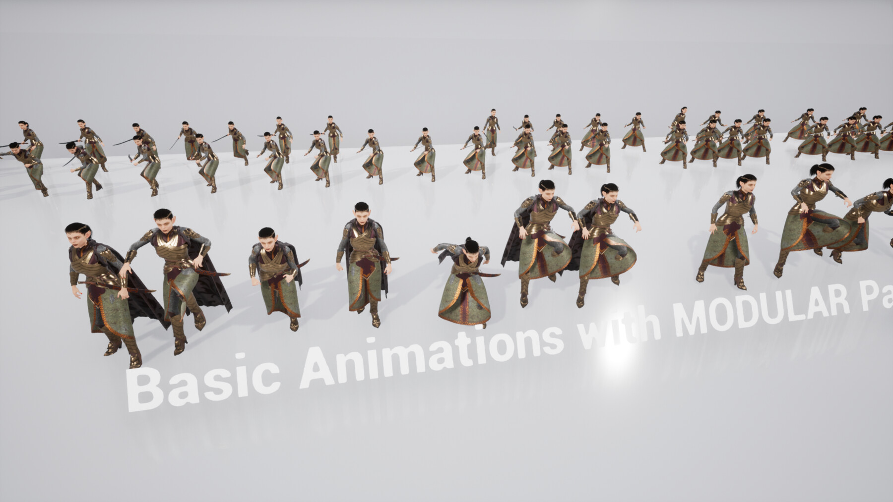 ArtStation - Elven female knight | Game Assets