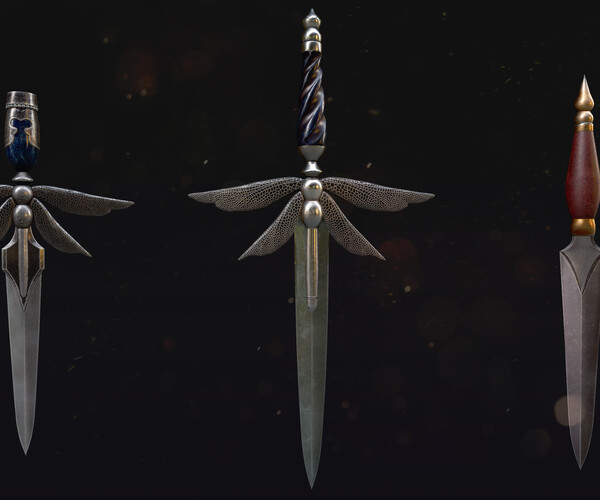 ArtStation - Medieval Daggers | Game Assets