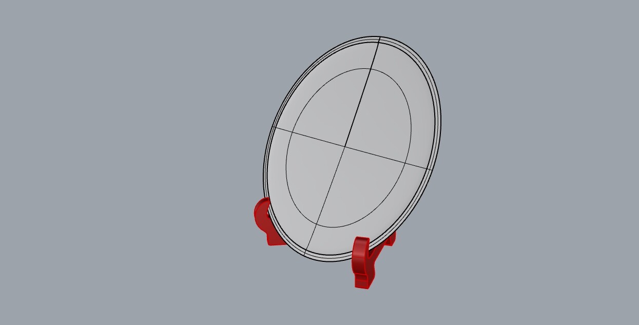 ArtStation - decorative Enamel plate | Game Assets