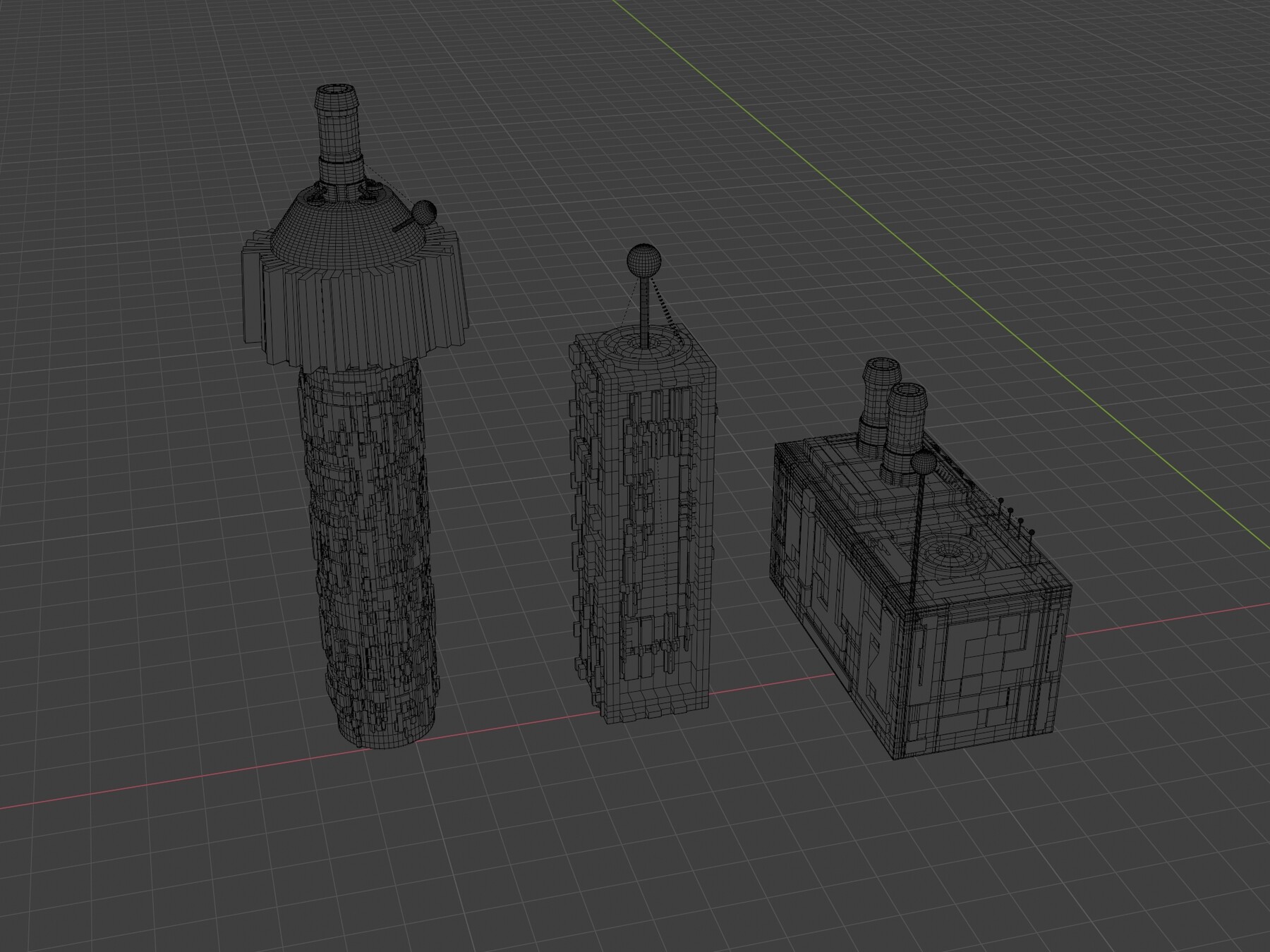 ArtStation - Sci fi hard surface building | Resources