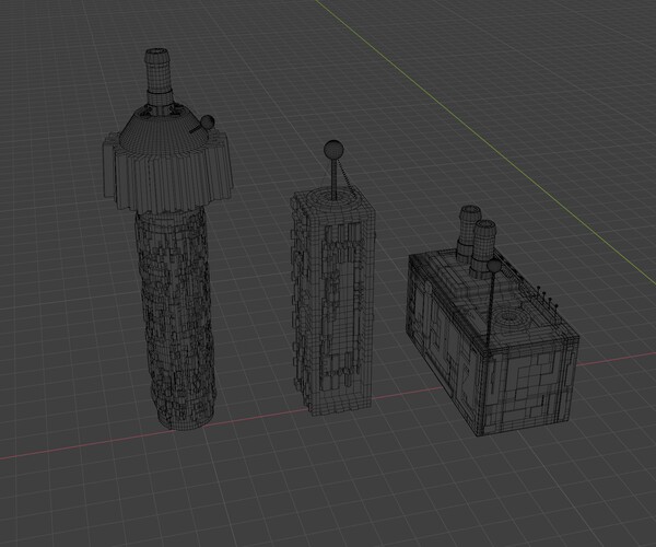ArtStation - Sci fi hard surface building | Resources