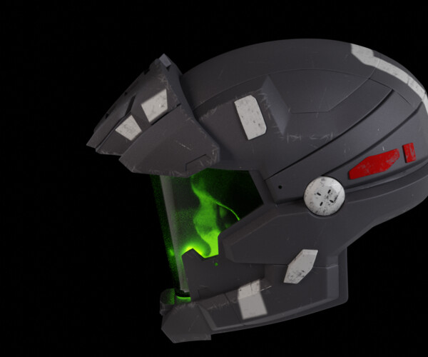 ArtStation - printable halo reach haunted helmet 3D print model | Game ...