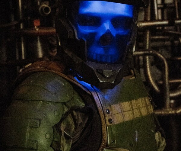 ArtStation - printable halo reach haunted helmet 3D print model | Game ...