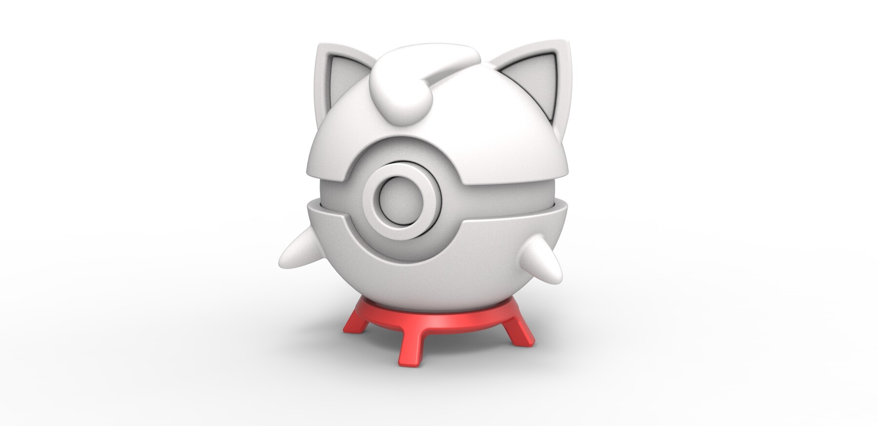 ArtStation - 3D printable Pokeball stand set | Resources