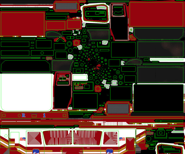 ArtStation - Fire Truck FDNY Rescue 1 | Game Assets